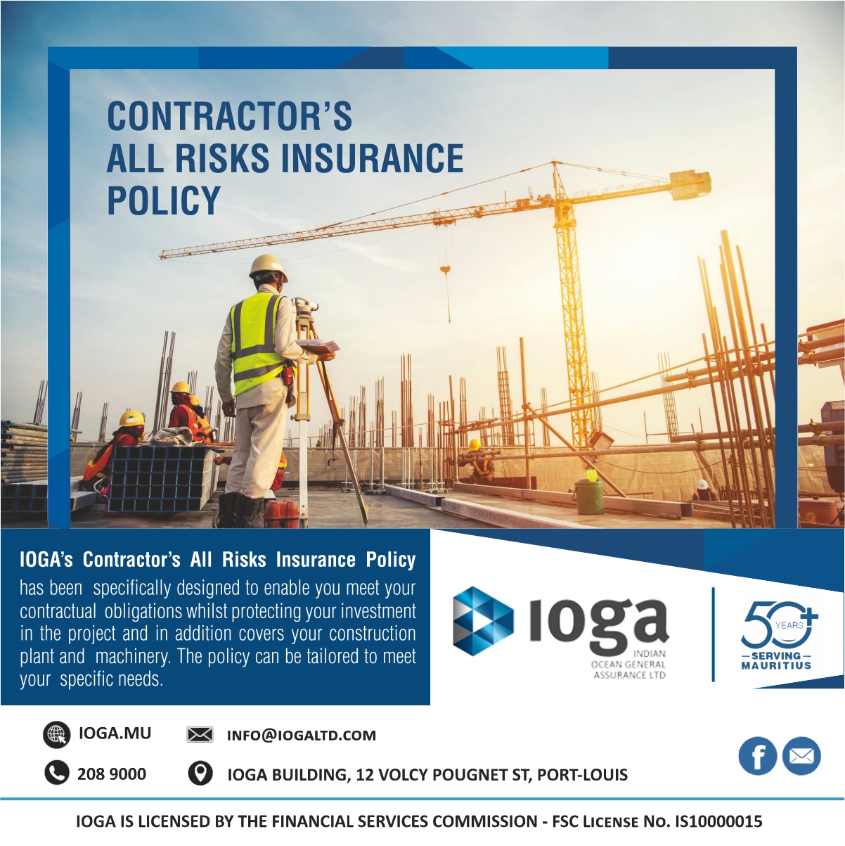 Home - Indian Ocean General Assurance (IOGA) - Mauritius