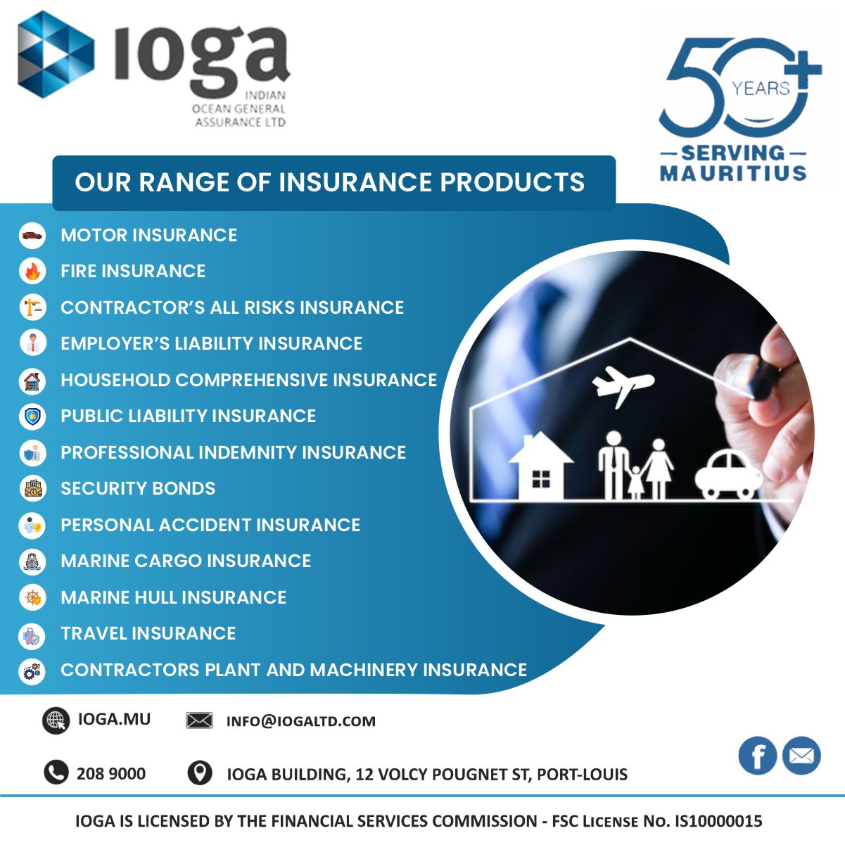 Home - Indian Ocean General Assurance (IOGA) - Mauritius